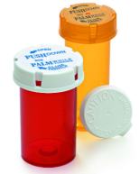 Secure Liquid Ovals- Liquid Prescriptions Bottles For Medicine